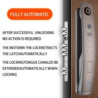 China Glomarket 3d Face Recognition Smart Door Lock With Camera Digital Fingerprint Fully Automatic Security Locks for sale