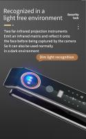 China Glomarket Factory Price Wifi App Smart Door Lock With Face Recognition Biometric Fingerprint Cerradura Support Intercom Function for sale
