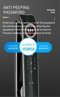 China Glomarket Factory Price Wifi App Smart Door Lock With Face Recognition Biometric Fingerprint Cerradura Support Intercom Function for sale