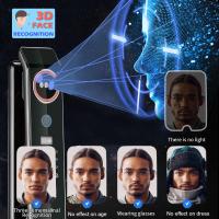 China Glomarket Factory Price Wifi App Smart Door Lock With Face Recognition Biometric Fingerprint Cerradura Support Intercom Function for sale