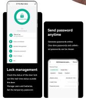 China Glomarket Tuya Wifi Smart Lock Aluminum Wooden Door Face Recognition Palmprint Biometric Fingerprint Digital Smart Lock for sale