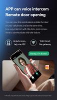 China Glomarket Tuya Wifi Smart Lock Aluminum Wooden Door Face Recognition Palmprint Biometric Fingerprint Digital Smart Lock for sale