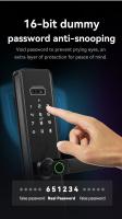 China Glomarket Tuya Wifi Smart Lock Aluminum Wooden Door Face Recognition Palmprint Biometric Fingerprint Digital Smart Lock for sale