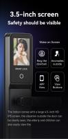 China Glomarket Tuya Wifi Smart Lock Aluminum Wooden Door Face Recognition Palmprint Biometric Fingerprint Digital Smart Lock for sale