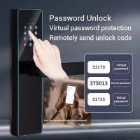 China Glomarket Smart Cerradura Fechadura Digital Tuya Ttlock Lock Rfid Card Password Fingerprint Smart Door Lock for sale