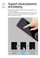 China Glomarket Wifi Tuya Smart Door Lock Aluminum Fingerprint Password Card Key Unlock Biometric Digital Smart Lock for sale