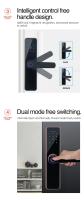 China Glomarket Wifi Tuya Smart Door Lock Aluminum Fingerprint Password Card Key Unlock Biometric Digital Smart Lock for sale