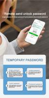 China Glomarket Wifi Biometric Electronic Tuya App Remote Smart Lock Smart Fingerprint Door Lock With Cat Eye for sale