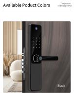 China Glomarket Tuya Wifi Fingerprint Digital Password Intelligent Door Lock Remote Control Lock Smart With Camera for sale