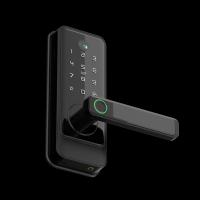 China Glomarket Tuya Wifi Keyless Deadbolt Lock Serraduras Electric Handle Front Door Lock With Keypad Smart Fingerprint Digital Lock for sale
