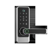 China Glomarket Tuya Wifi Keyless Deadbolt Lock Serraduras Electric Handle Front Door Lock With Keypad Smart Fingerprint Digital Lock for sale