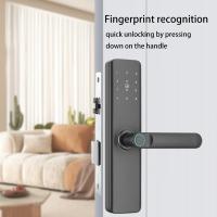 China Glomarket App Control Intelligent Lock Bimoetric Fingerprint Electronic Digital Touch Screen Keypad Code Key Smart Door Lock for sale