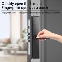 China Glomarket Apartment Room Lock Fingerprint Smart Door Lock Ble Password Keyless App Control Digital Door Locks for sale