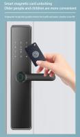 China Glomarket Apartment Room Lock Fingerprint Smart Door Lock Ble Password Keyless App Control Digital Door Locks for sale