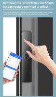China Glomarket Apartment Room Lock Fingerprint Smart Door Lock Ble Password Keyless App Control Digital Door Locks for sale