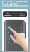 China Glomarket Apartment Room Lock Fingerprint Smart Door Lock Ble Password Keyless App Control Digital Door Locks for sale