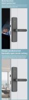 China Glomarket Apartment Room Lock Fingerprint Smart Door Lock Ble Password Keyless App Control Digital Door Locks for sale