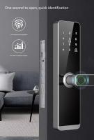 China Glomarket Wholesale Factory Price Intelligent Fingerprint Handle Lock Keyless Digital Hotel Tuya App Smart Digital Door Lock for sale
