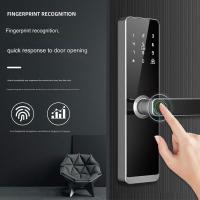 China Glomarket Wholesale Factory Price Intelligent Fingerprint Handle Lock Keyless Digital Hotel Tuya App Smart Digital Door Lock for sale