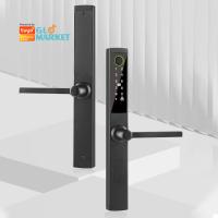China Glomarket Broken Bridge Smart Lock High-end Intelligence Zinc Alloy Tuya Wifi Fingerprint Waterproof Door Lock for sale
