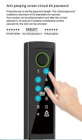 China Glomarket Broken Bridge Smart Lock High-end Intelligence Zinc Alloy Tuya Wifi Fingerprint Waterproof Door Lock for sale