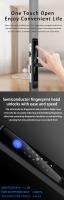 China Glomarket Outdoor Aluminum Sliding Door Lock Digital Handle Electronic Ttlock Fingerprint Tuya Waterproof smart Locks for sale