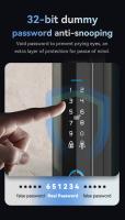China Glomarket Security Cerradura Inteligente Security Home Automatic Electric Wifi Fingerprint Digital Tuya Smart Door Lock for sale