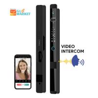 China Glomarket Tuya 3d Face Cerradura Inteligente Automatic Electric Wifi Camera Fingerprint Digital Smart Door Lock for sale