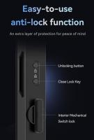 China Glomarket Tuya 3d Face Cerradura Inteligente Automatic Electric Wifi Camera Fingerprint Digital Smart Door Lock for sale