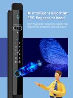 China Glomarket Tuya 3d Face Cerradura Inteligente Automatic Electric Wifi Camera Fingerprint Digital Smart Door Lock for sale