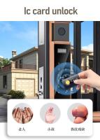 China Glomarket Courtyard Villa Gate Lock High Security Waterproof Intelligent Dual Fingerprint Password Smart Lock for sale
