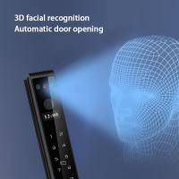China Glomarket Outdoor Electric Keyless 3D Face Recognition Tuya Digital Password Card Door Lock Waterproof Fingerprint Smart Lock for sale