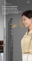 China Glomarket Automatic 3d Face Smart Lock With Camera Security Biometric Fingerprint Sliding Door Tuya Smart Door Lock for sale