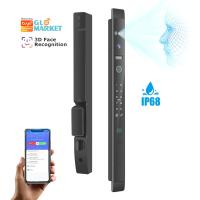 China Glomarket Automatic 3d Face Smart Lock With Camera Security Biometric Fingerprint Sliding Door Tuya Smart Door Lock for sale