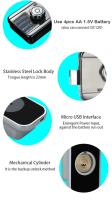China Glomarket Apartment Tuya Smart Door Lock Anti Theft Digital Password Ttlock App Control Gate Double Smart Rim Fingerprint Lock for sale