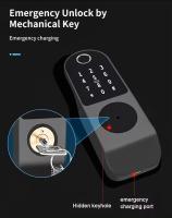 China Glomarket Tuya Waterproof Digital TTLock Remote Unlock Double-sided Fingerprint Smart Lock for sale