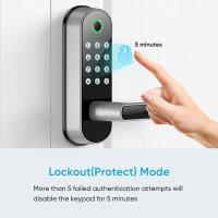 China Glomarket Smart Home Security Digital Lock Tuya Wifi Keyless Fingerprint Biometric Intelligent Door Lock for sale
