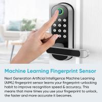 China Glomarket Smart Home Security Digital Lock Tuya Wifi Keyless Fingerprint Biometric Intelligent Door Lock for sale