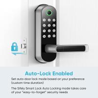 China Glomarket Smart Home Security Digital Lock Tuya Wifi Keyless Fingerprint Biometric Intelligent Door Lock for sale