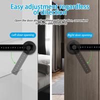 China Glomarket Tuya Ble Smart Lock Security Electronic Keyless Smart Door Handle Lock Indoor Room Lock for sale