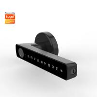 China Glomarket Tuya Ble Smart Lock Security Electronic Keyless Smart Door Handle Lock Indoor Room Lock for sale