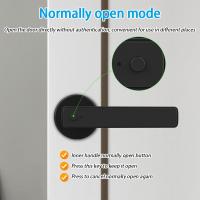 China Glomarket Tuya Ble Smart Lock Security Electronic Keyless Smart Door Handle Lock Indoor Room Lock for sale
