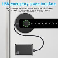 China Glomarket Tuya Ble Smart Lock Security Electronic Keyless Smart Door Handle Lock Indoor Room Lock for sale