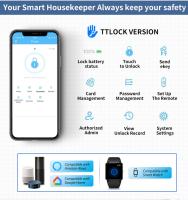 China Glomarket Tuya Ttlock Smart Digital Keyless Door Lock Cylinder Combination Password & Card Electronic Lock Cylinders Smart Lock for sale