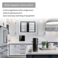 China Glomarket Smart EU/UK 1-4Gang Wall Switch WIFI/Zigbee Glass Panel Light Switch Tuya Smart Switch With Google Alexa for sale