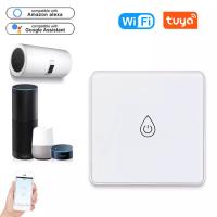 China Glomarket Tuya Smart Glass Touch Button Wifi Smart Boiler Switch Alexa Voice Control EU Standard Water Heater Switch for sale