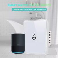 China Glomarket Tuya Smart Glass Touch Button Wifi Smart Boiler Switch Alexa Voice Control EU Standard Water Heater Switch for sale