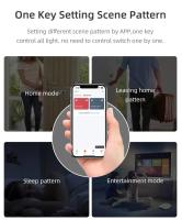 China Glomarket Tuya Wifi Smart Switch Wireless Glass Crystal Panel Touch Wall Smart Switch Dimmer Wi-fi Light For Smart Home for sale