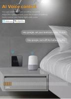 China Glomarket Tuya Wifi Smart Switch Wireless Glass Crystal Panel Touch Wall Smart Switch Dimmer Wi-fi Light For Smart Home for sale