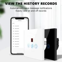 China Glomarket Tuya Wifi Fan Light Switch Touch 3 In 1 Switch 5 Speed Adjustment Ceiling Fan Switch For Alexa Google Home for sale